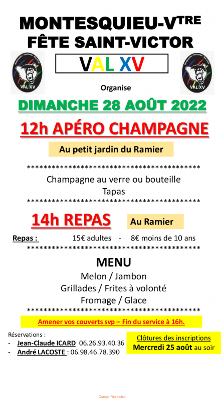 Fête Saint-Victor par Val VX | Mairie de Montesquieu-Volvestre